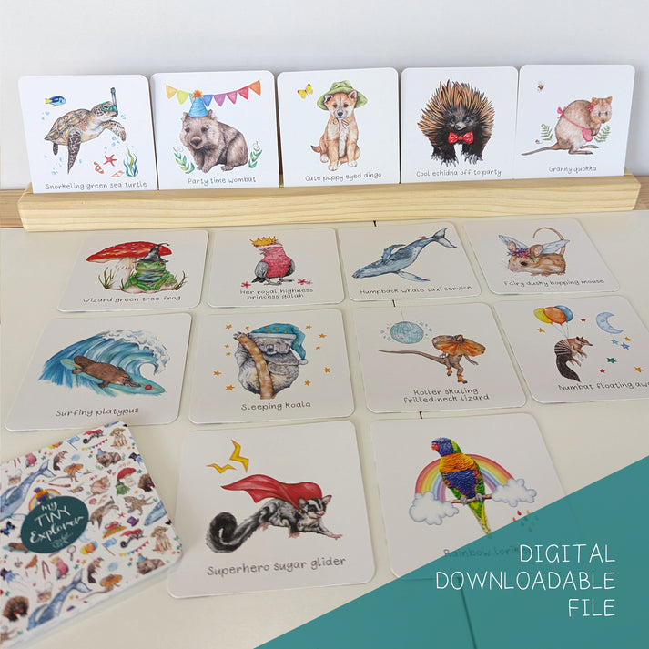 Australian Animal Memory Card Game DIGITAL DOWNLOAD – My Tiny Explorer
